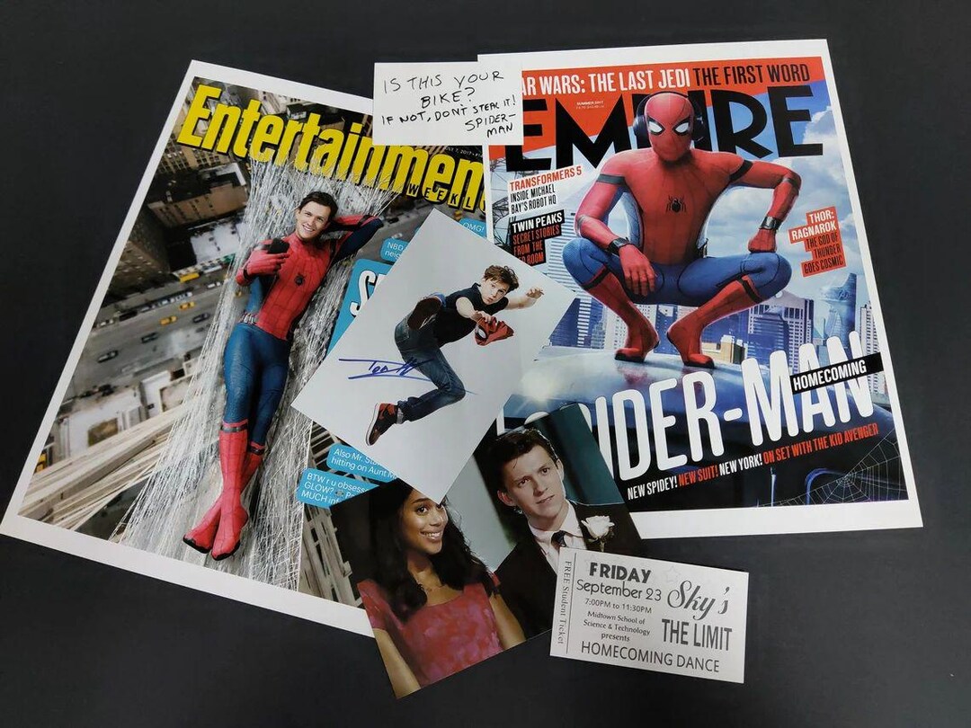 Spiderman File Peter Parker S.H.I.E.L.D. Folder Secret Paper Props ...