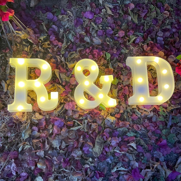 Light up Letters - Etsy