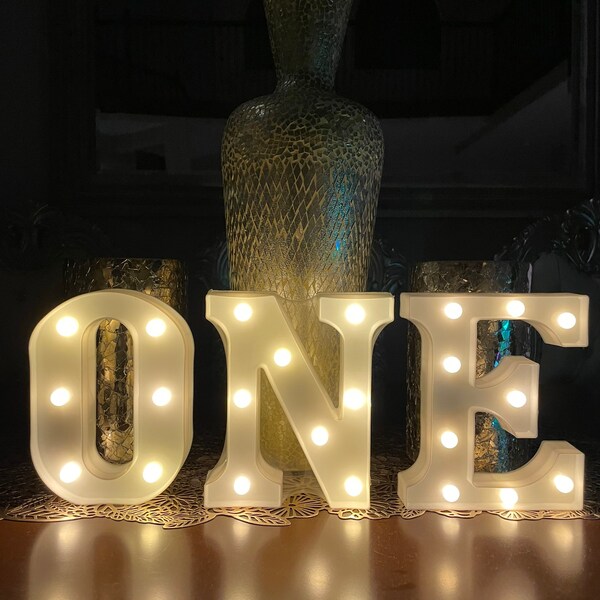 Letter Lights - Etsy