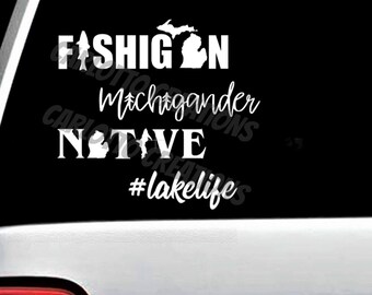 Michigan Car Decal - Etsy