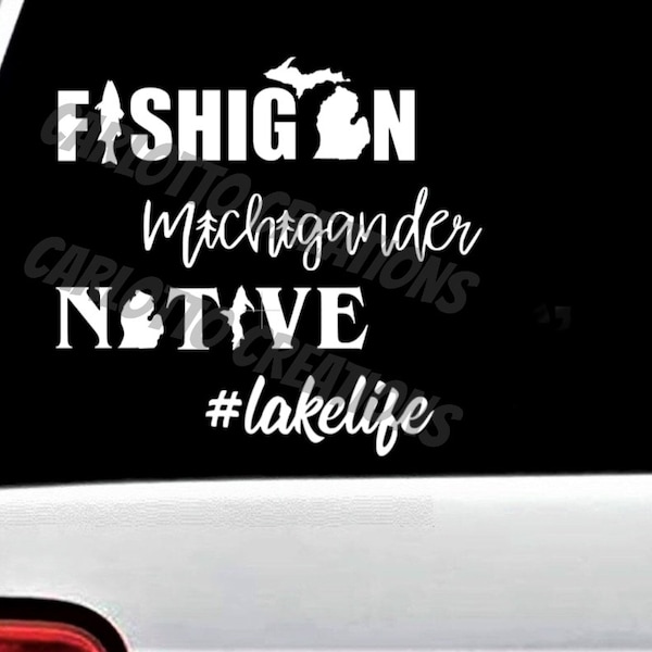 Michigan Native Bumper Sticker - Etsy