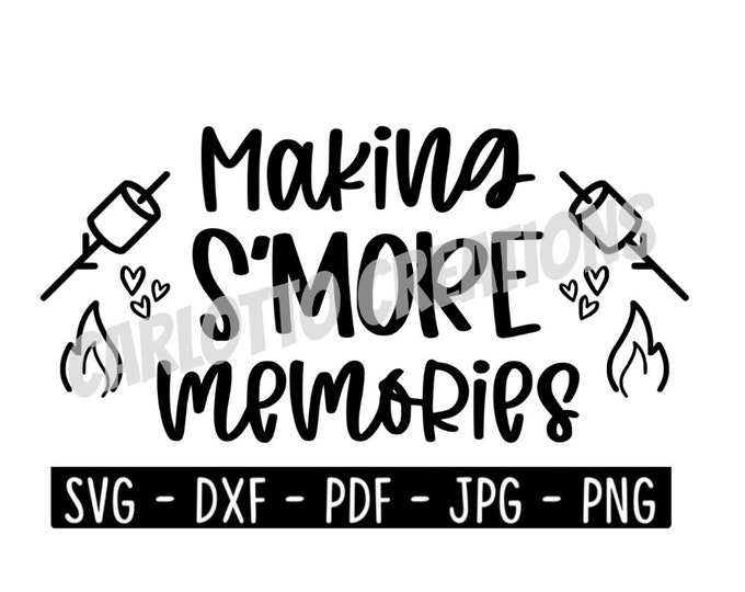 Making Smore Memories SVG - Etsy