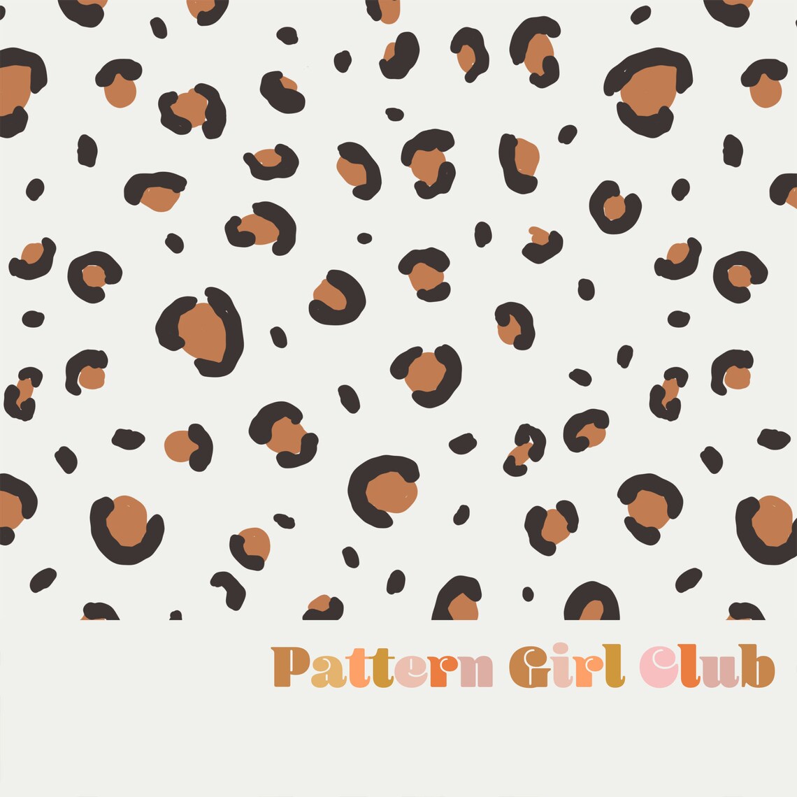 Leopard Print Animal Print Cheetah Boho Muted Seamless Repeat Pattern ...