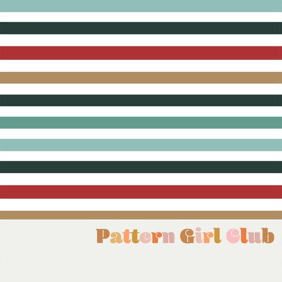 Christmas Stripes Background