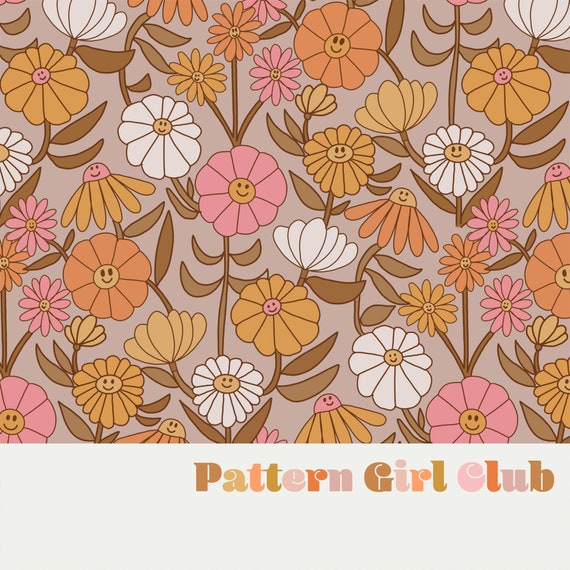 Retro Flower Patterns