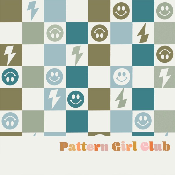 Checkerboard Seamless Pattern - Etsy