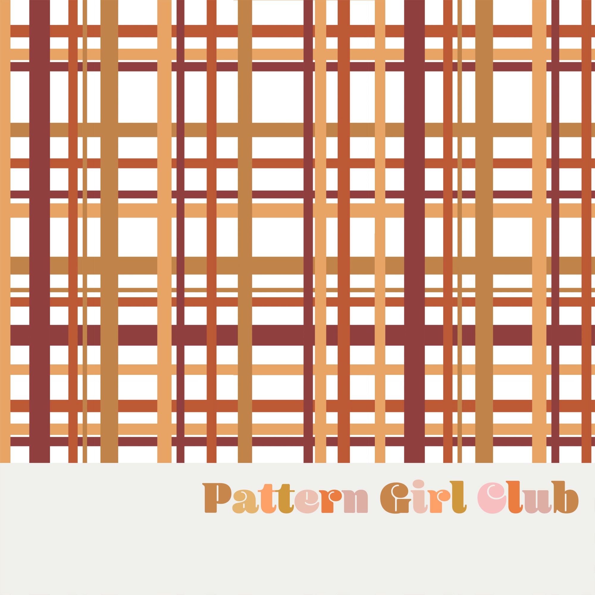 Farmhouse Plaid Corodinate Fall Autumn Seamless Repeat Pattern - Etsy