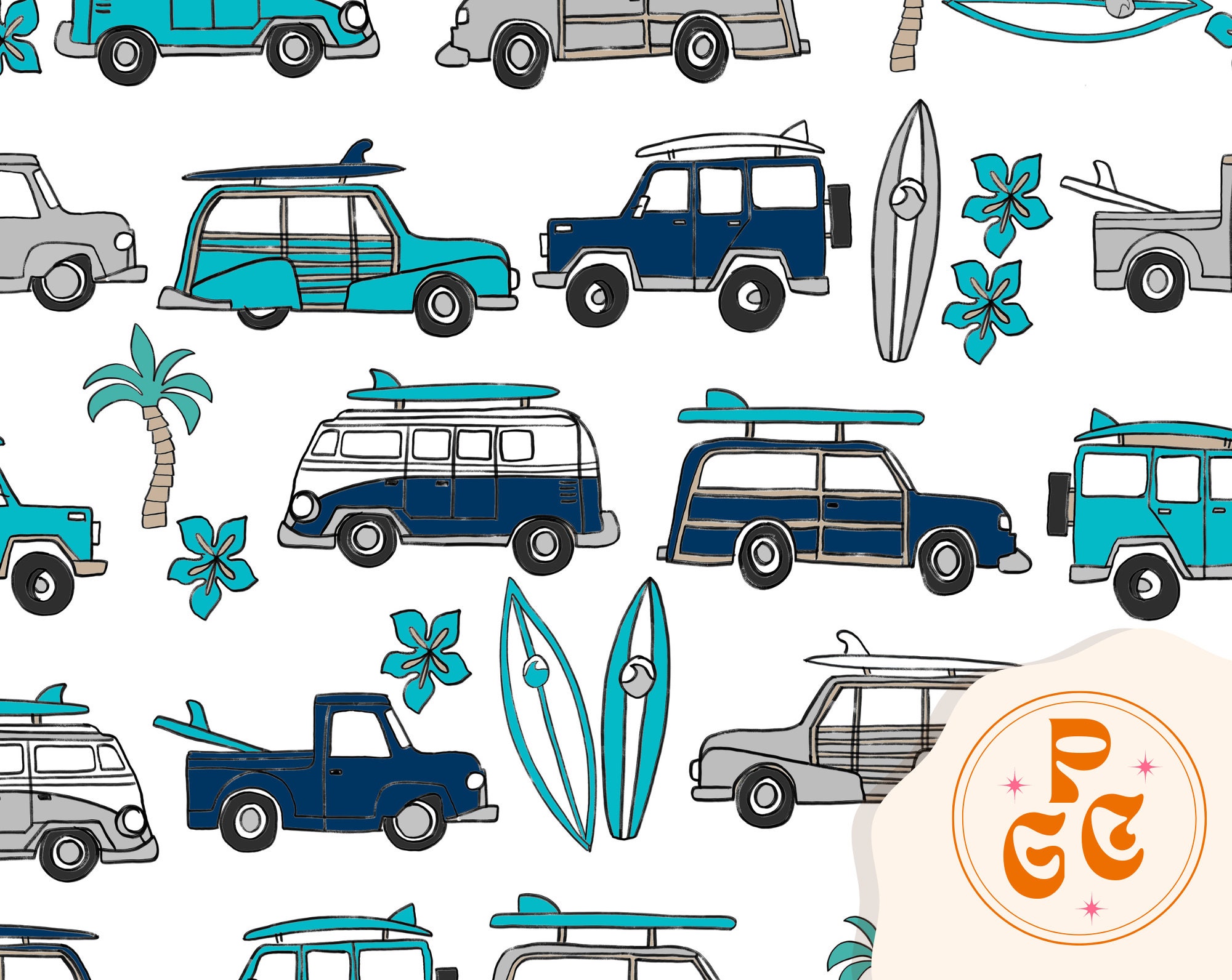 Vintage Surf Car
