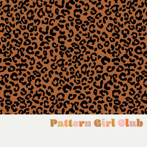 2 Seamless Pattern Files Boho Leopard Print - Etsy