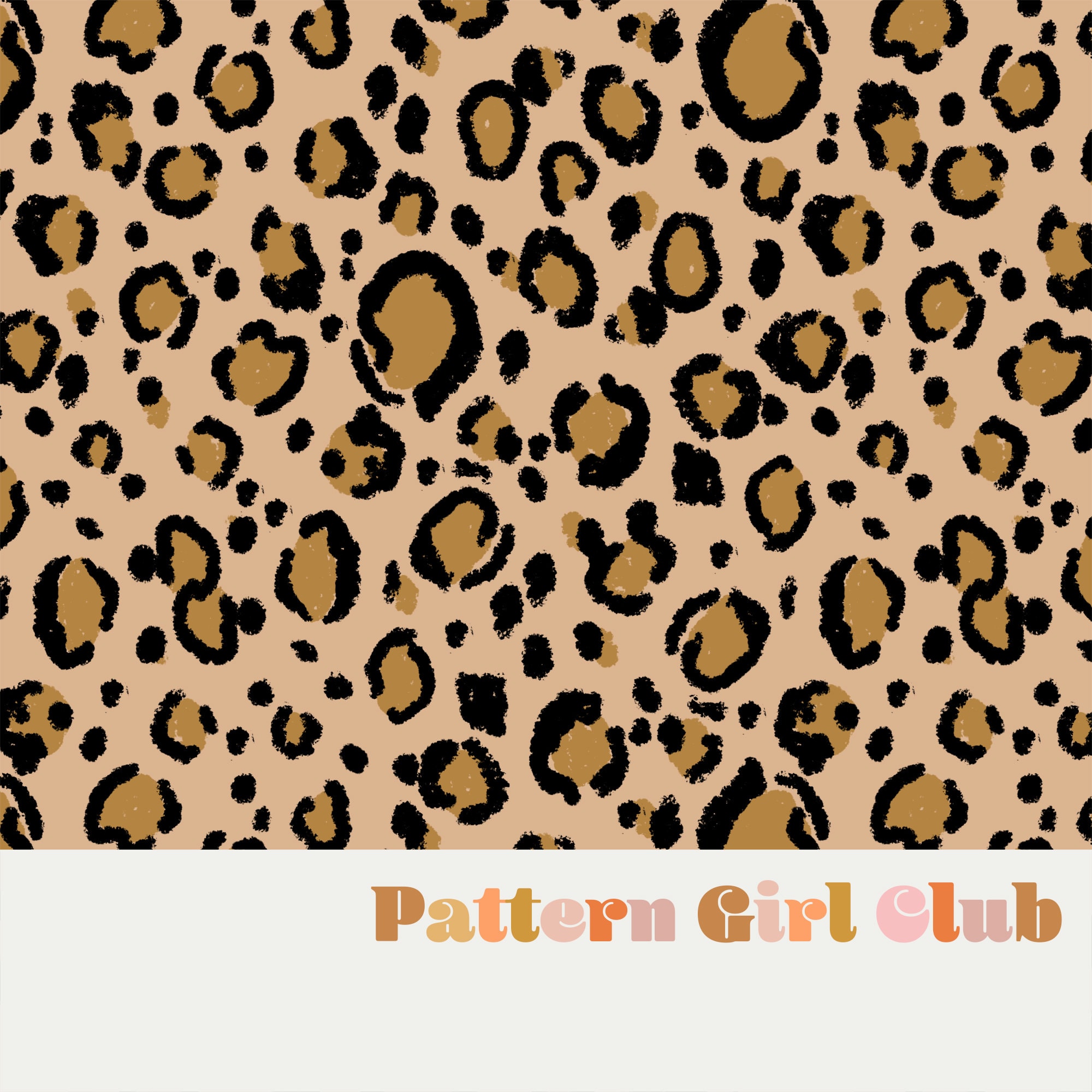 Leopard Print Animal Print Cheetah Tan Neutral Trendy Seamless | Etsy