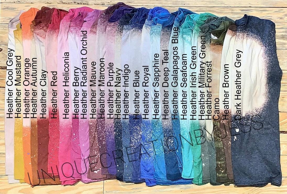 BLEACHED BLANK SHIRTS Bleached Blankssublimation Shirts - Etsy