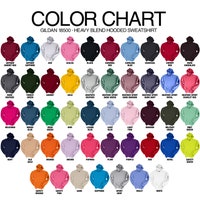 Editable Gildan 18600 Color Chart, 18600 Mockup, Gildan Zip Hoodie ...