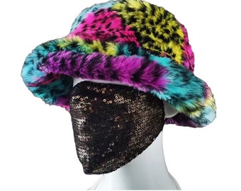 Multi Colored Bucket Hat - Etsy