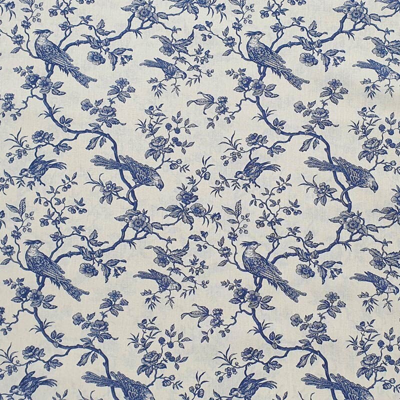 Delft Blue Fabric - Etsy