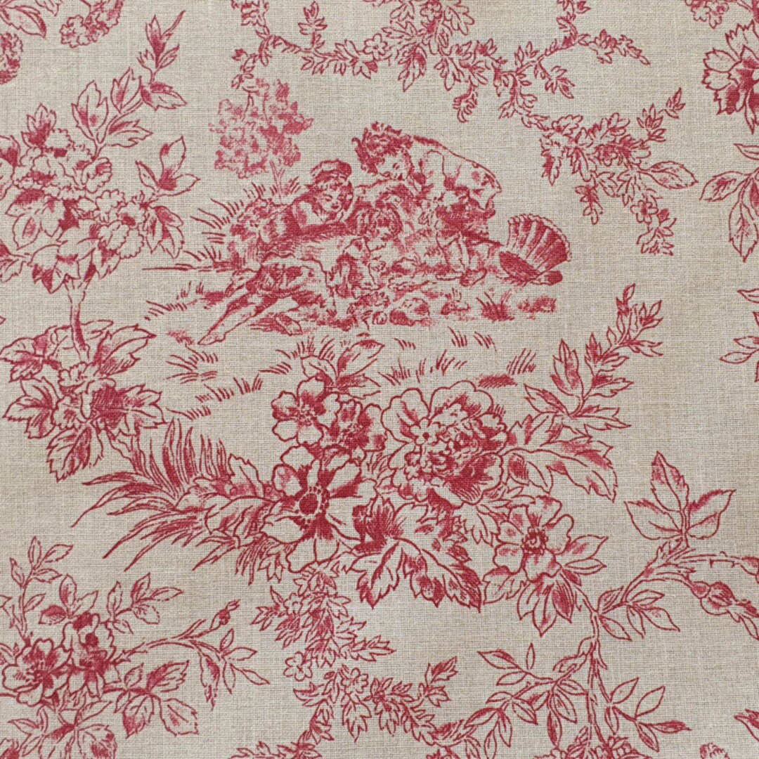 Red Mini Diabolo Cotton Canvas - Etsy
