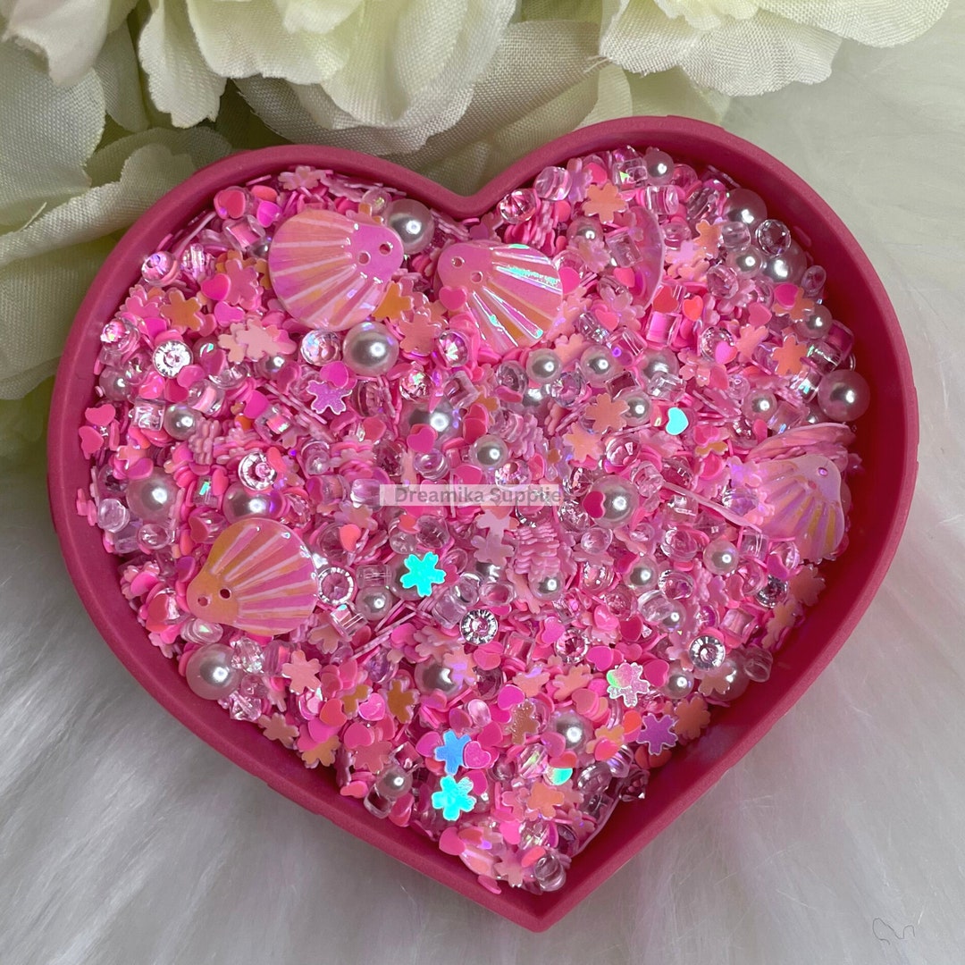 Mermaid Sequins Sprinkle Mix|pink Shell Sprinkles|crafts Tumblers|slime ...