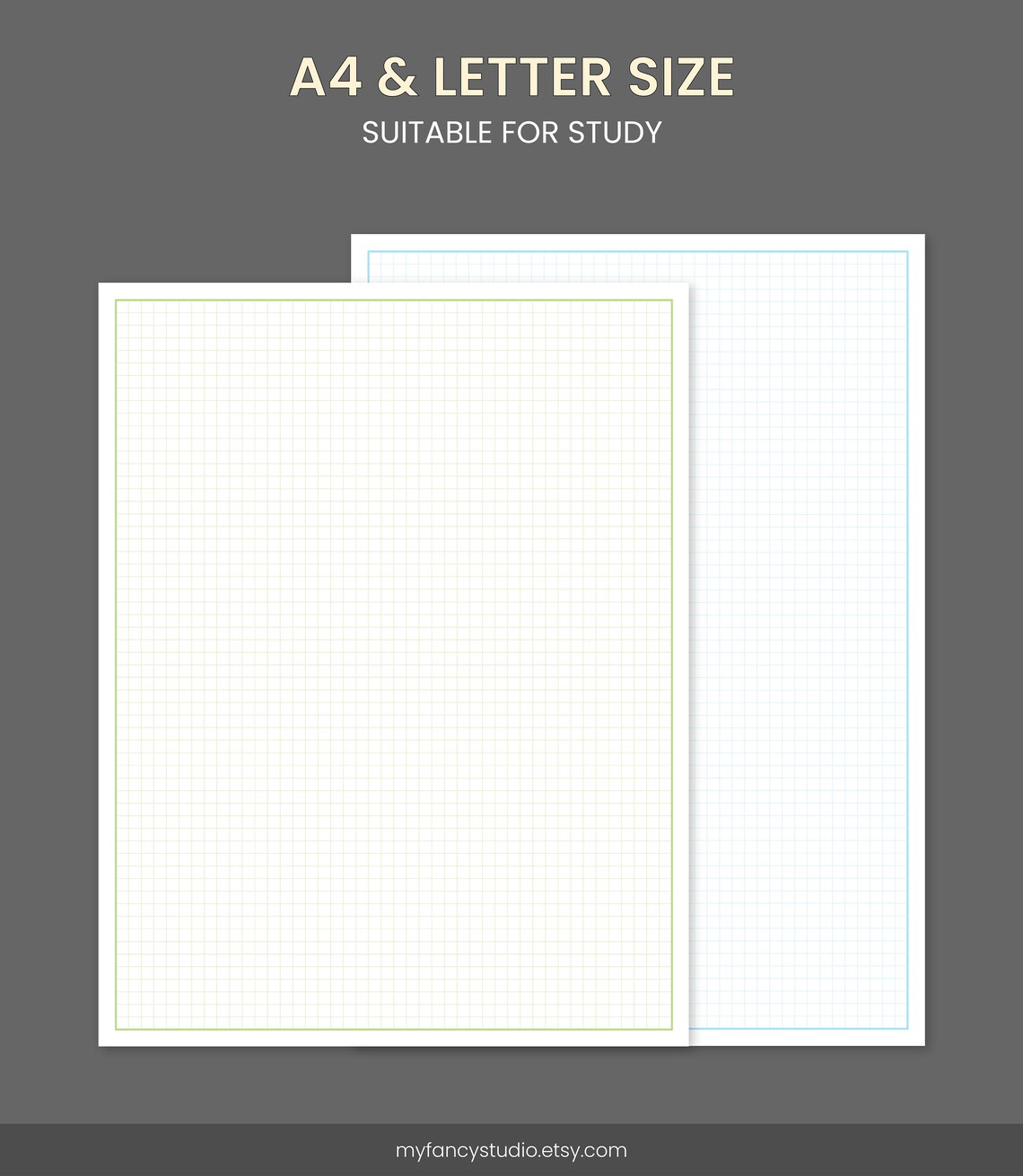Grid Note Template Grid Note Taking Paper A4 LETTER 7 | Etsy