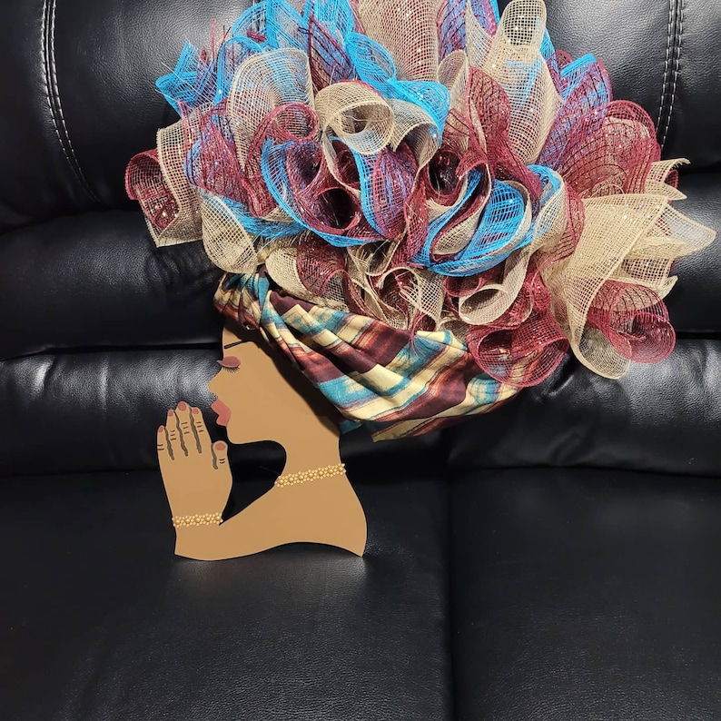 Custom Diva With Praying Hand Wreath - Etsy