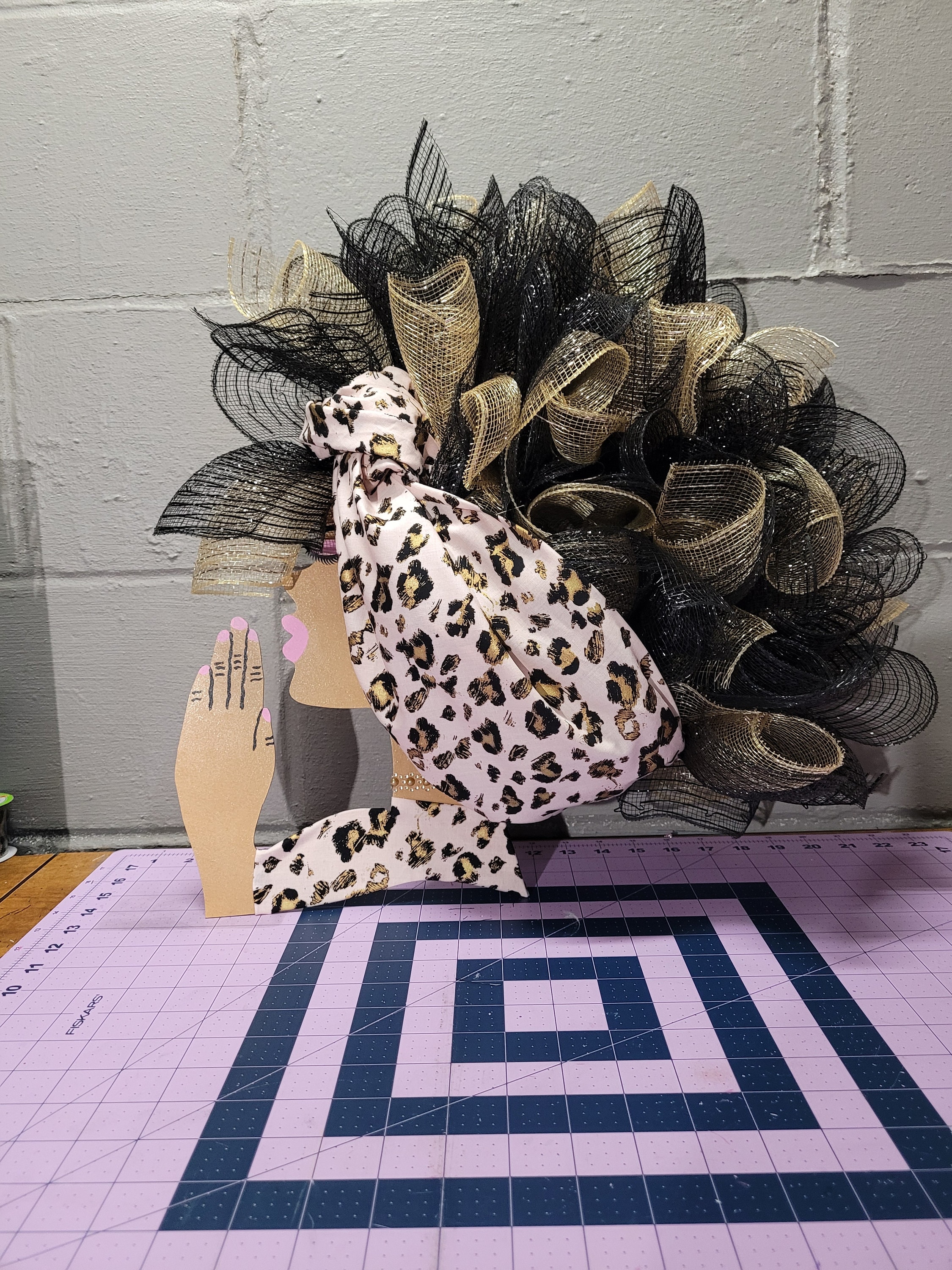 Custom Diva With Praying Hand Wreath - Etsy