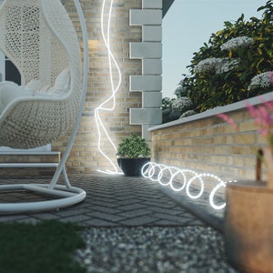 LED Rope Light, Cool White, 2 Metre 100 Metres Lengths, Outdoor ...