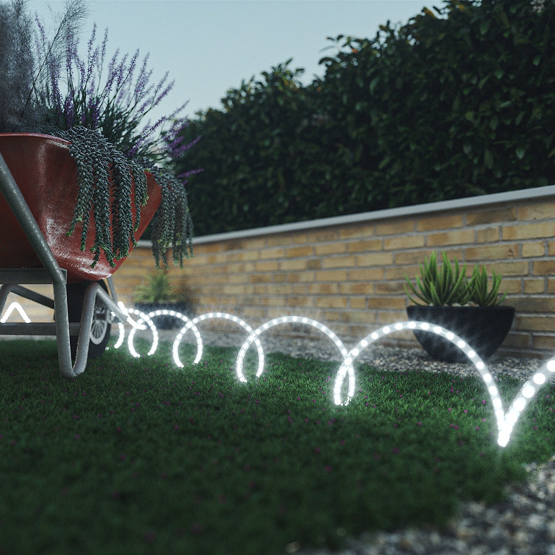 LED Rope Light Cool White 2 Metre 100 Metres Lengths - Etsy UK