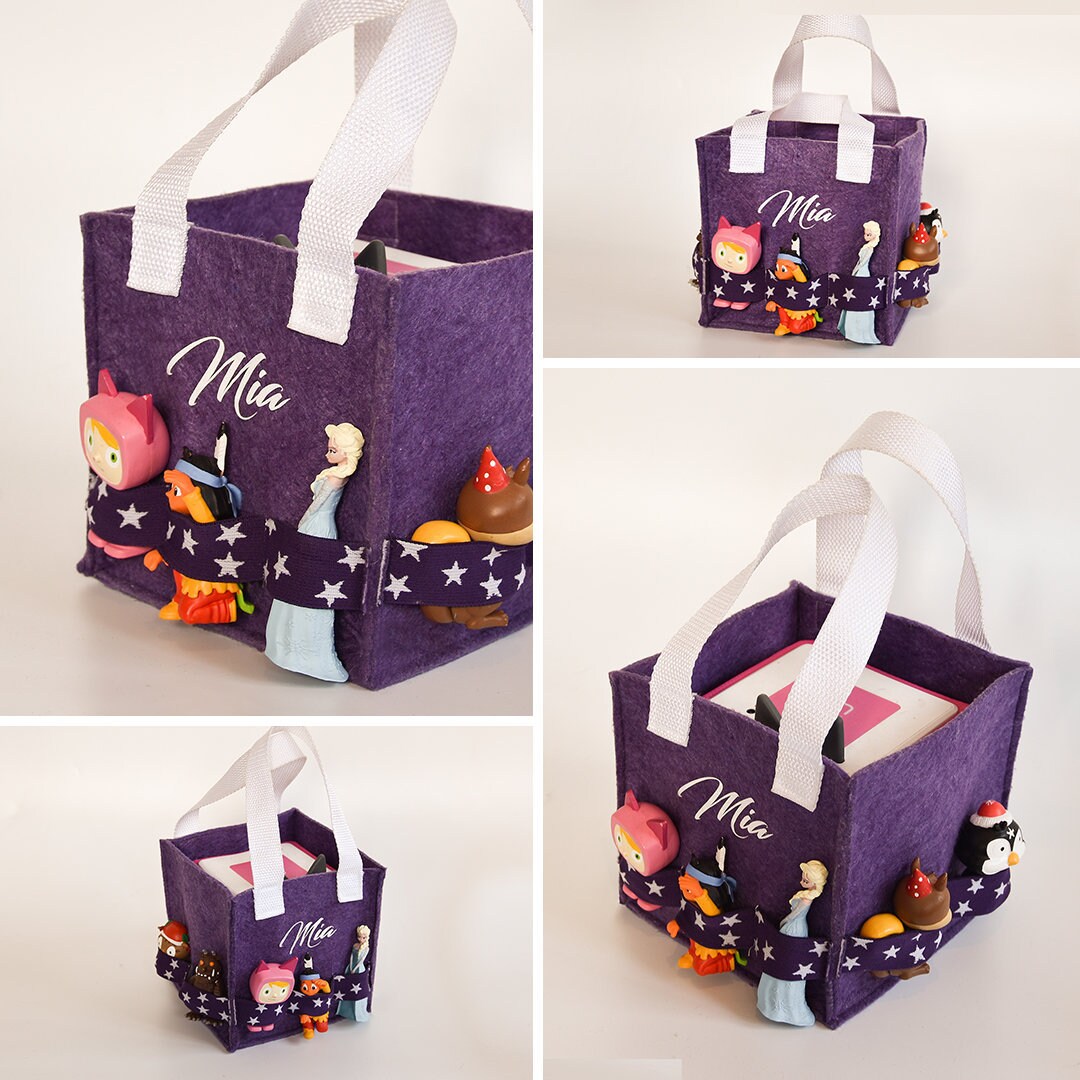 Toni Tasche für die Toni-Box in lila, Filz Tasche, Tonibox-Tasche ...