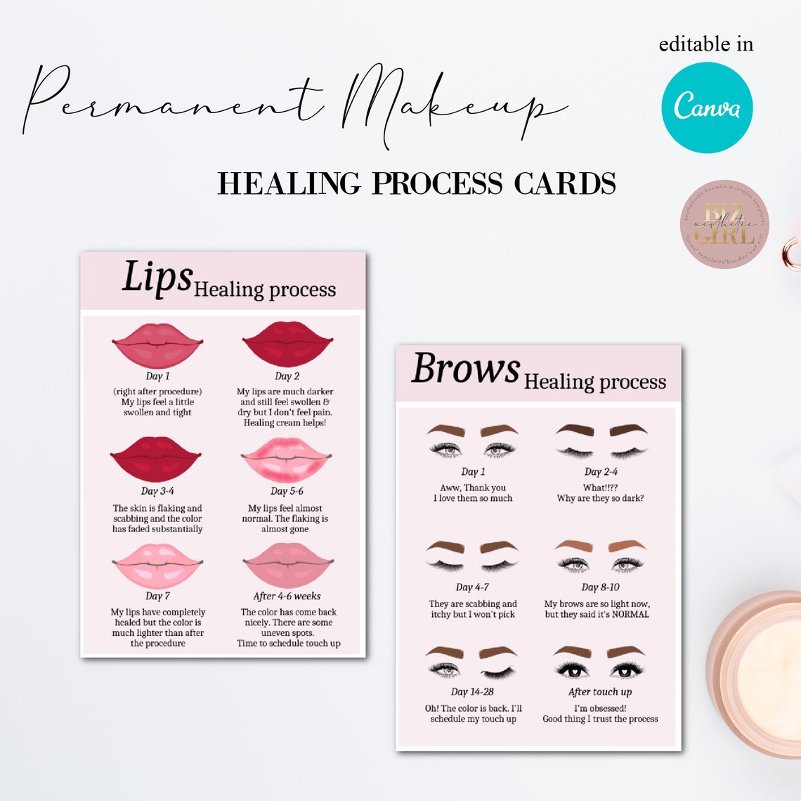 Editable Permanent Makeup Forms PMU Consent Forms - Etsy UK