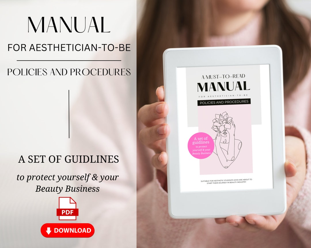 Manual Policies and Procedures in Aesthetic Instant Download ...