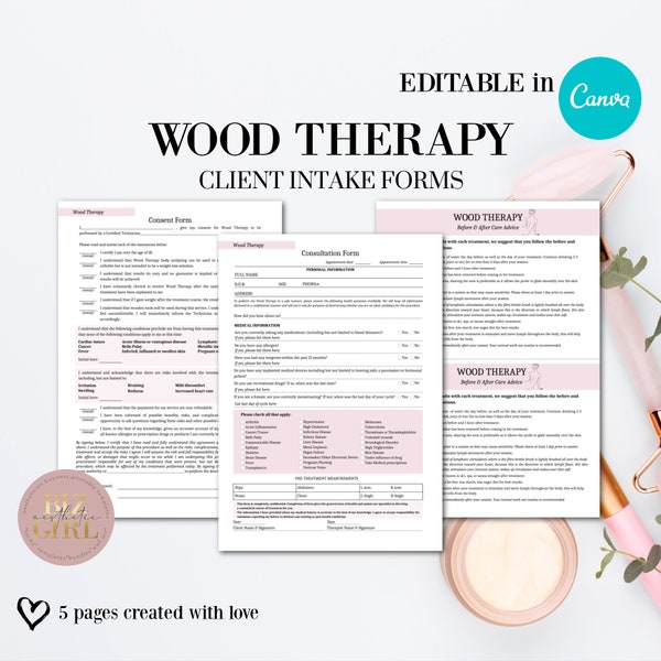 Wood Therapy Template - Etsy