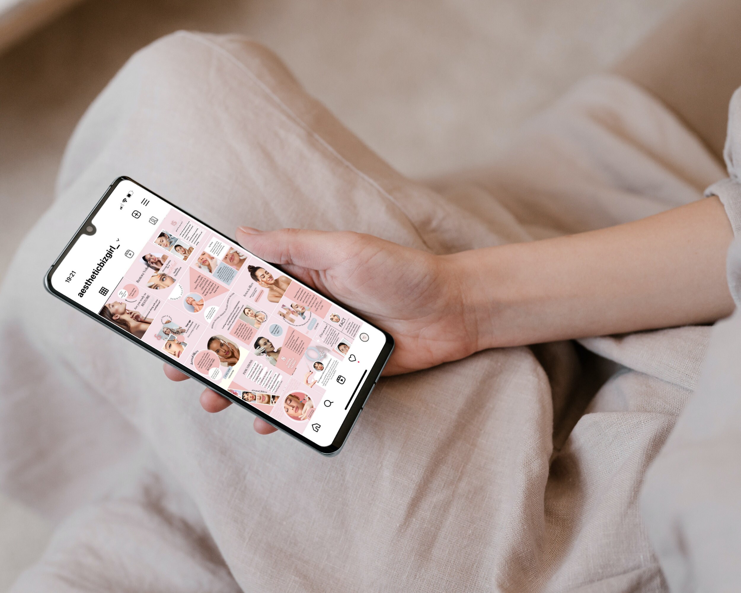 Dermal Fillers Instagram Post Templates, Hyaluronic Acid IG Feed, Botox ...