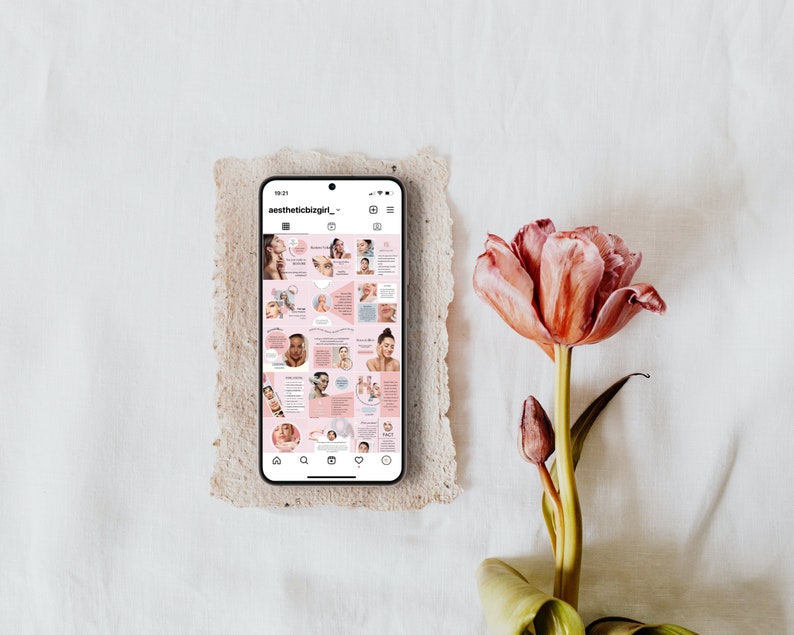 Dermal Fillers Instagram Post Templates, Hyaluronic Acid IG Feed, Botox ...