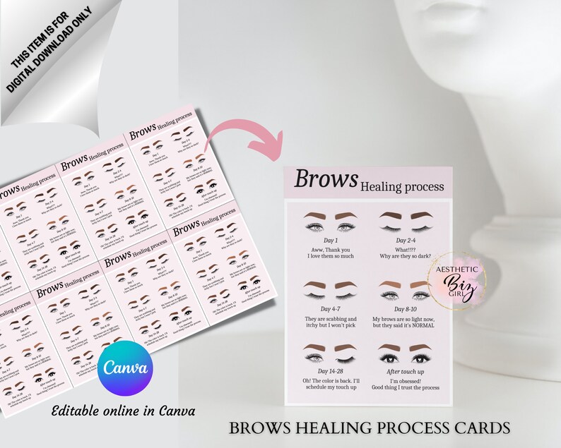 Editable Permanent Makeup Forms PMU Client Intake Forms - Etsy