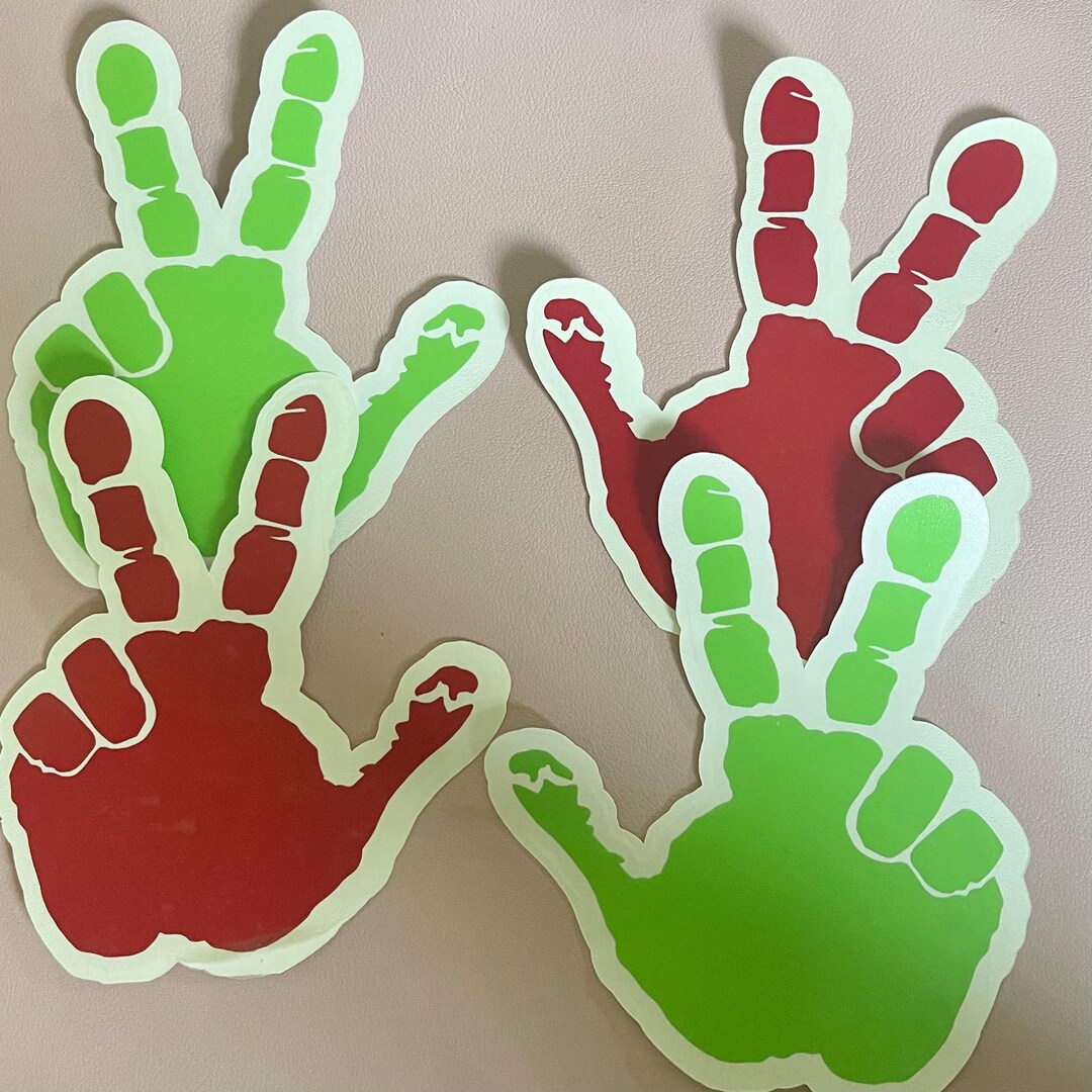 Set of 2 Jeep Wave Decals, Hand Wave Peace Sign Stickers for Side ...