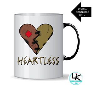 Heartless PNG, Broken Heart Stitched Clip Art, Heartless Clip Art ...
