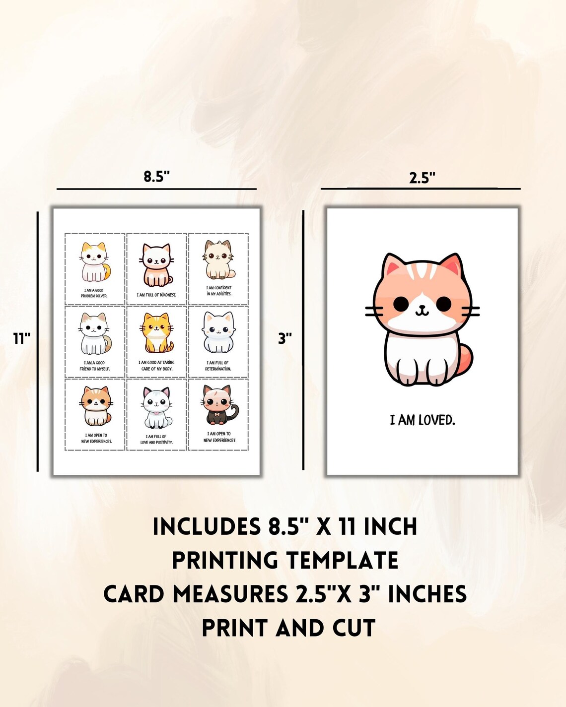 45 Printable Affirmation Cards, Printable Affirmation Cards ...