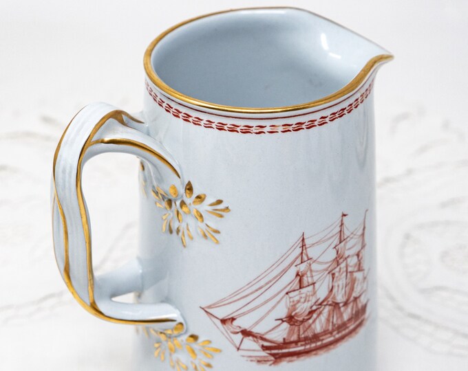Copeland Spode "trade Winds" Series Pitcher, Ship "erin of Salem ...