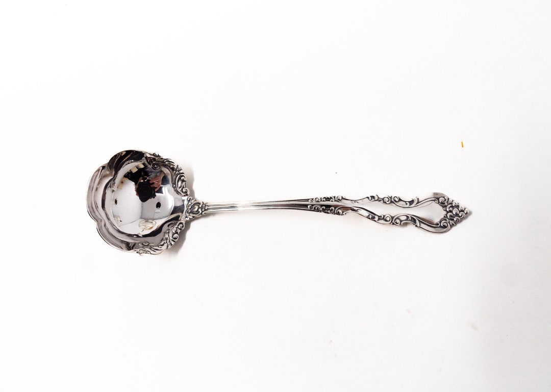 Simpson, Hall & Miller Sterling Silver Antique Ladle Jam Spoon, , C ...