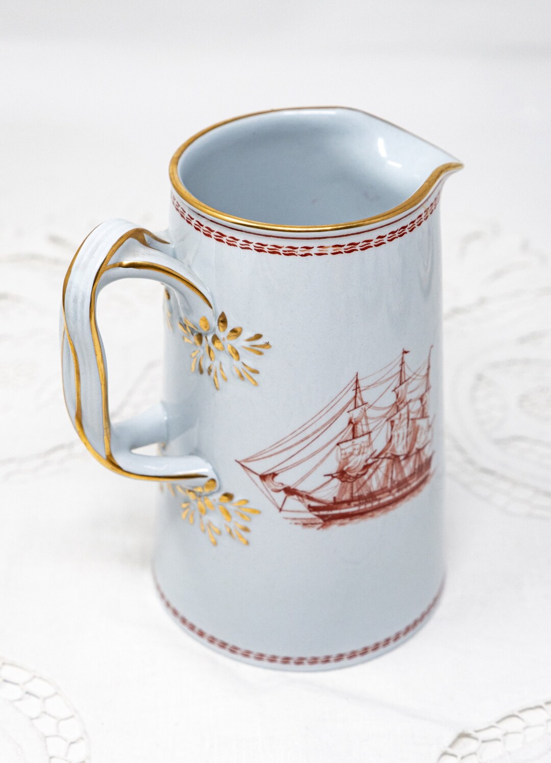 Copeland Spode "trade Winds" Series Pitcher, Ship "erin of Salem ...