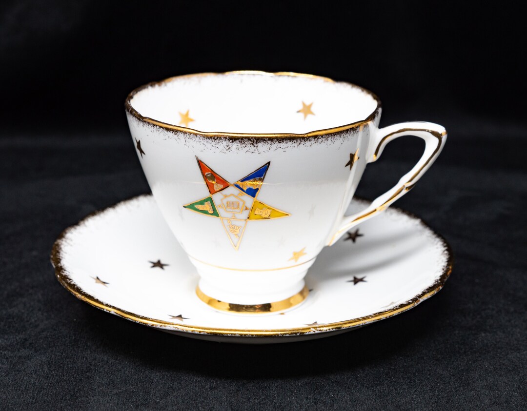Royal Stafford "order of the Eastern Star" Teacup and Saucer Set ...