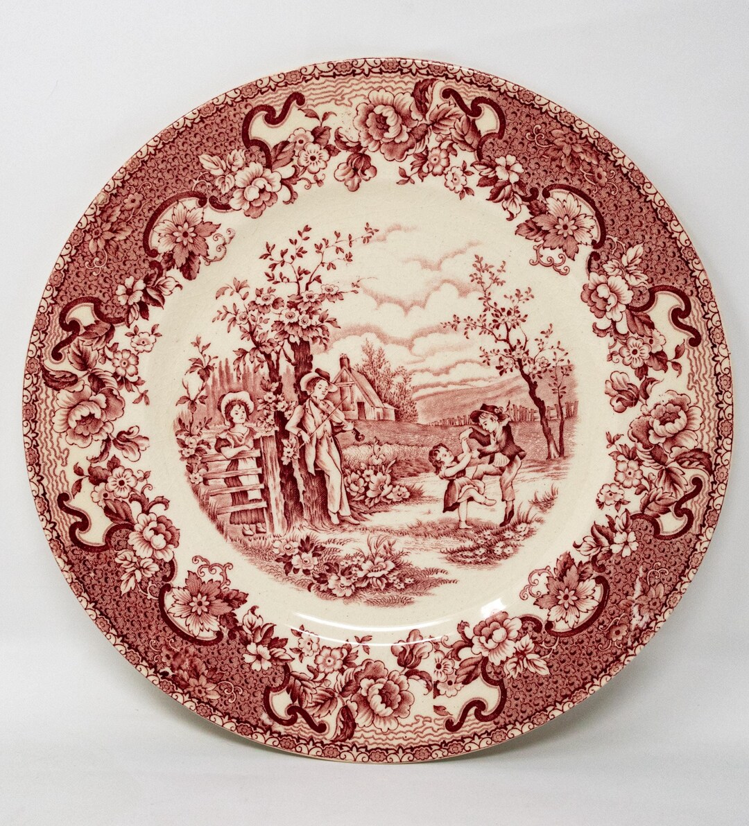 Royal Crown playtime Burslem, England, Antique Dinnerware, Red ...