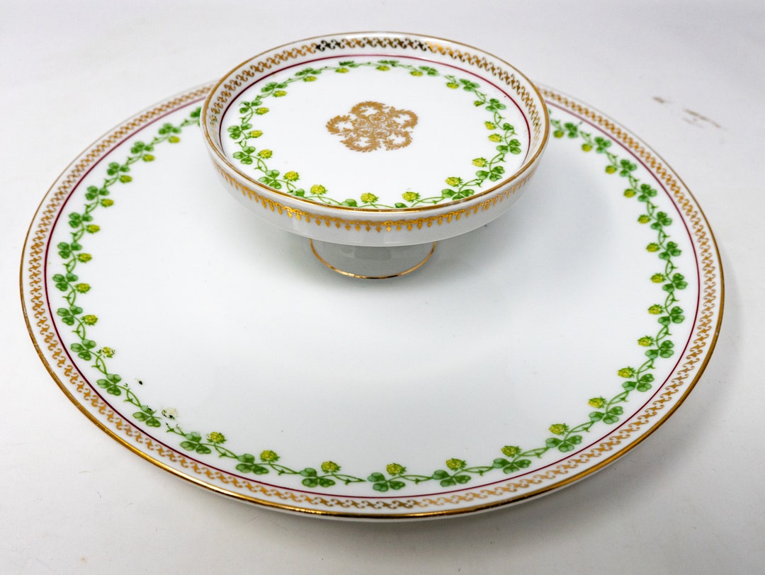Imperial China Austria Two-tier Serving Dish, Antique Dinnerware Made ...