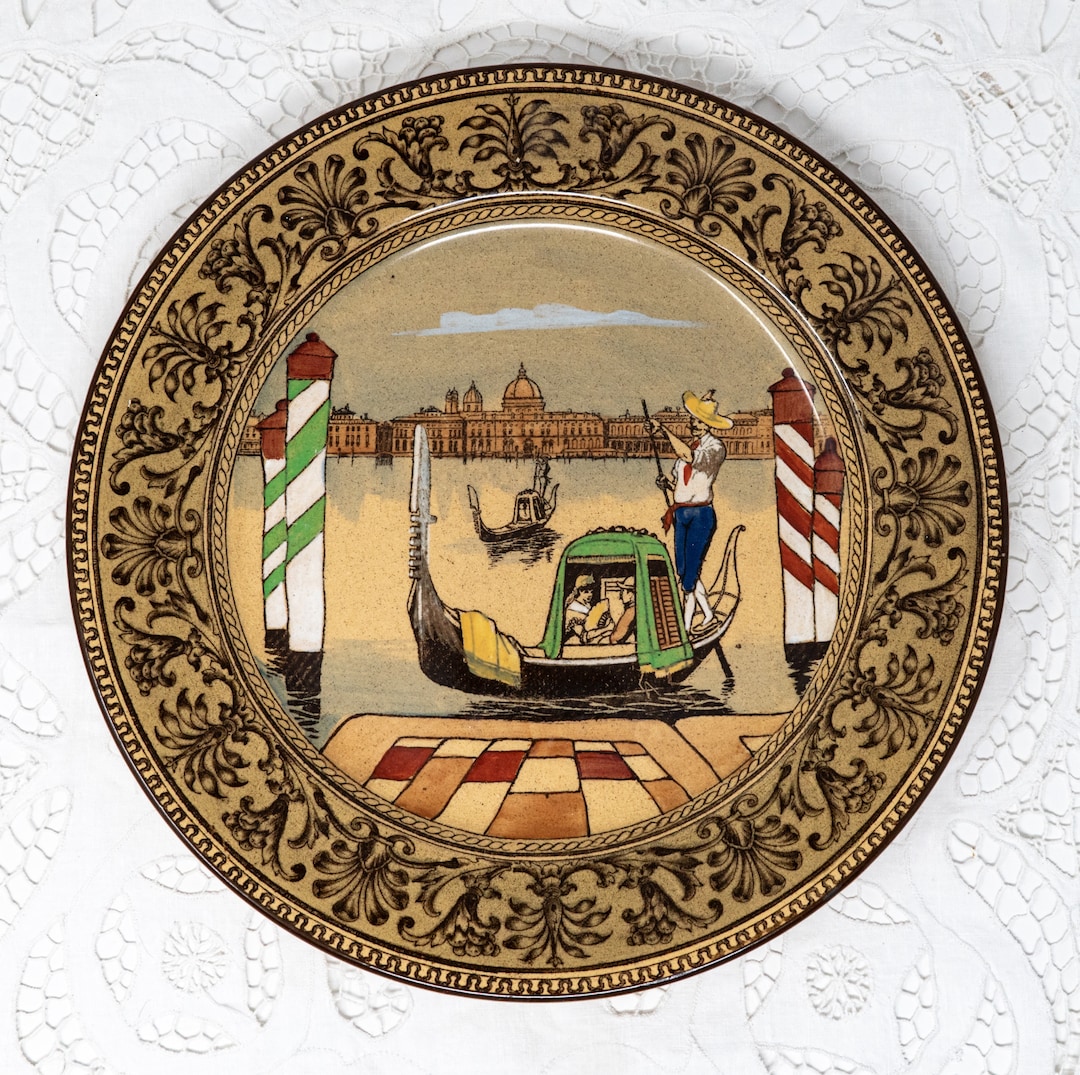 Royal Doulton "venice" Collectible Plate, Antique Decorware Made in ...