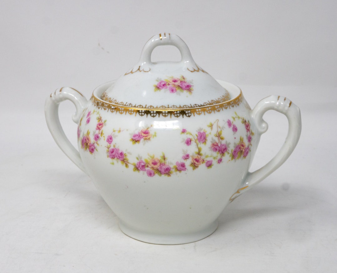 Adolf Persch AP Austria Sugar Bowl With Lid, C.1902-1910, Mantique ...