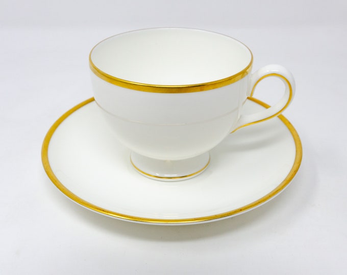Elegant Vintage Wedgwood Bone China Teacup and Saucer Set, "california ...