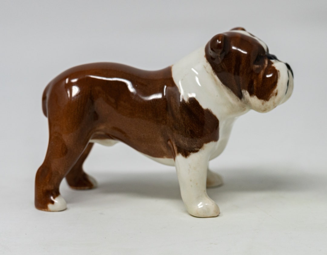 Beswick Standing Bull-dog Figurine, Vintage Bone China, Model 1731 ...
