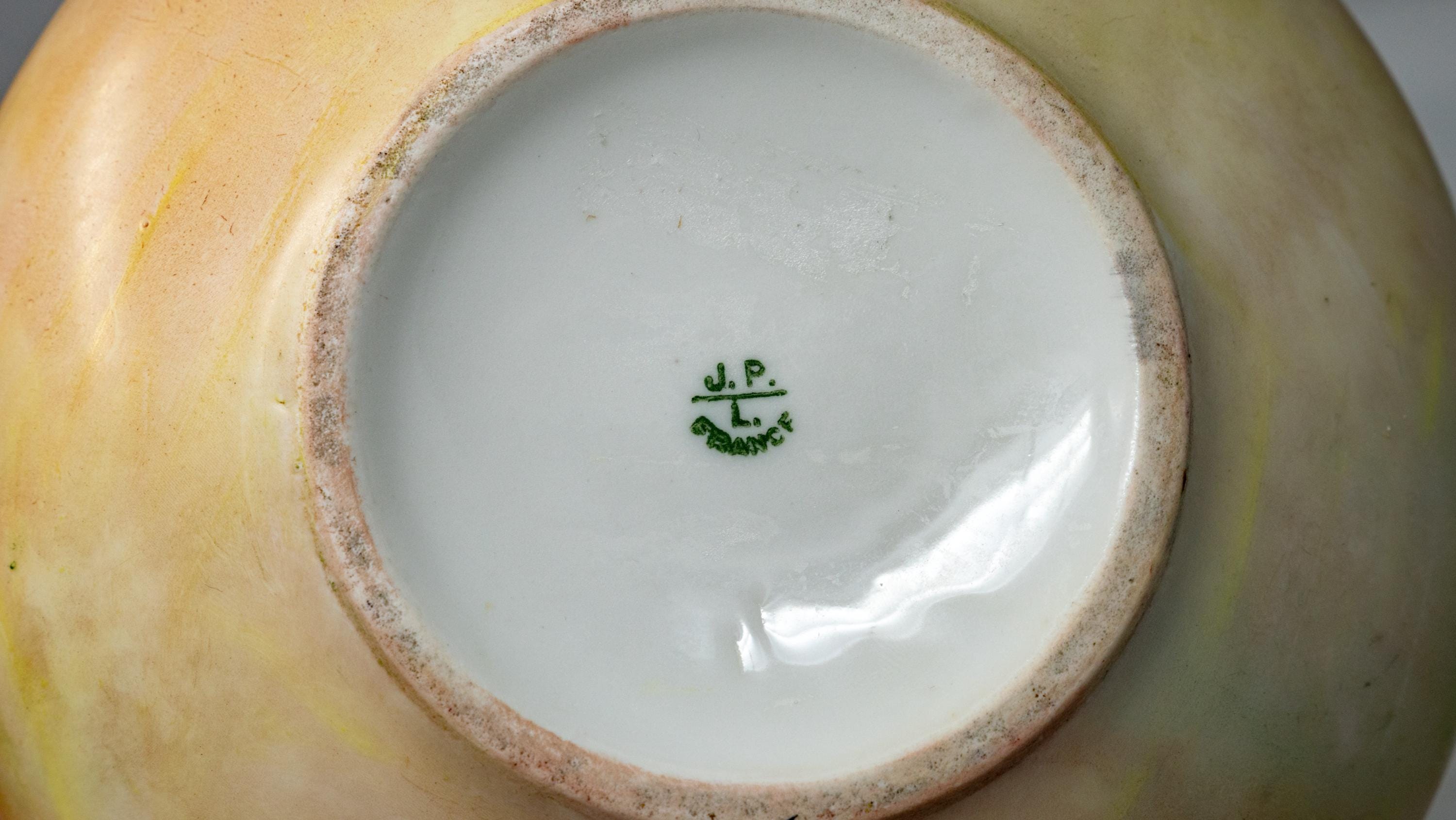 Limoges JPL Hand-painted Cider Pitcher, C.1891-1932, Antique Dinnerware ...