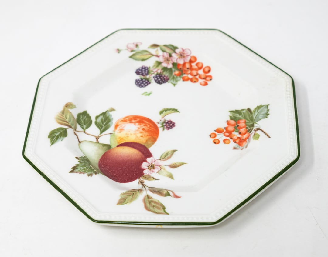 Johnson Brothers "fresh Fruit" Octagonal Plates, Saucers, Replacement ...