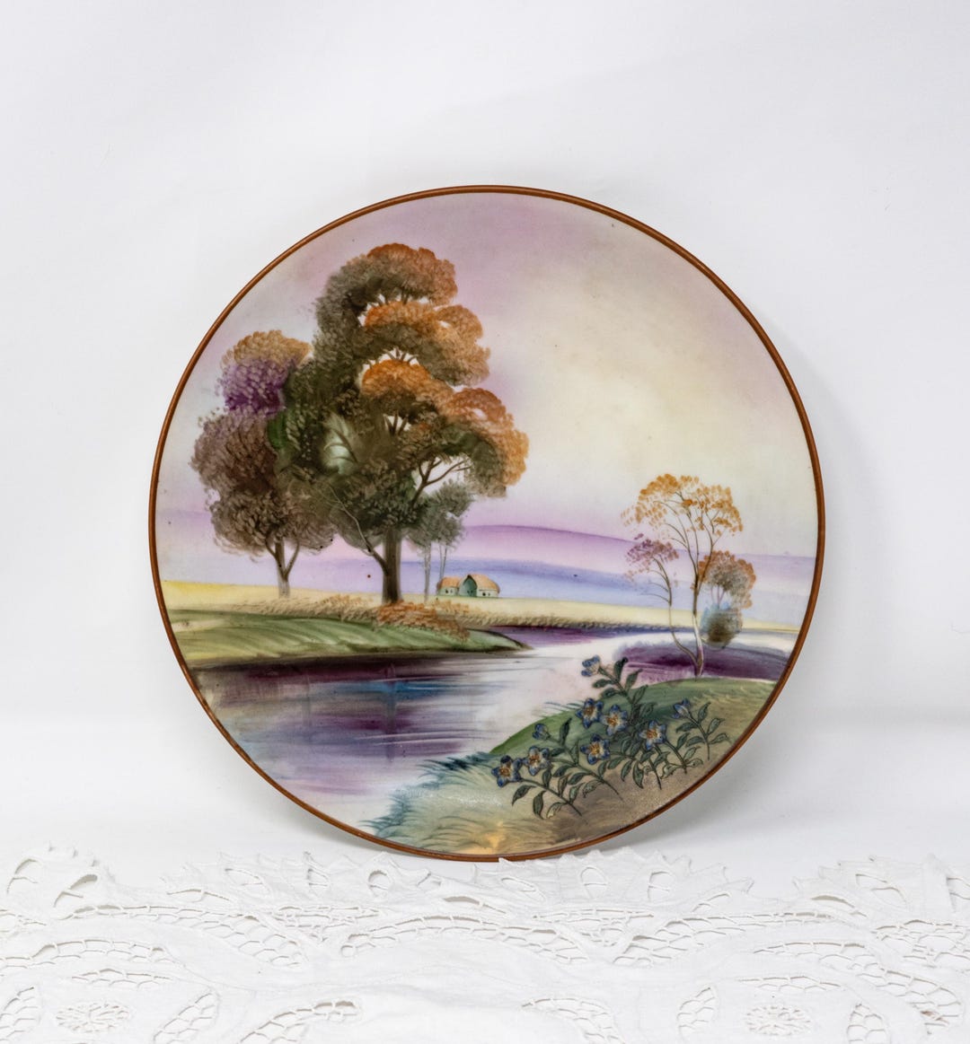 Hand-painted Nippon Morimura Brothers Decorative Plate, Made in Japan ...