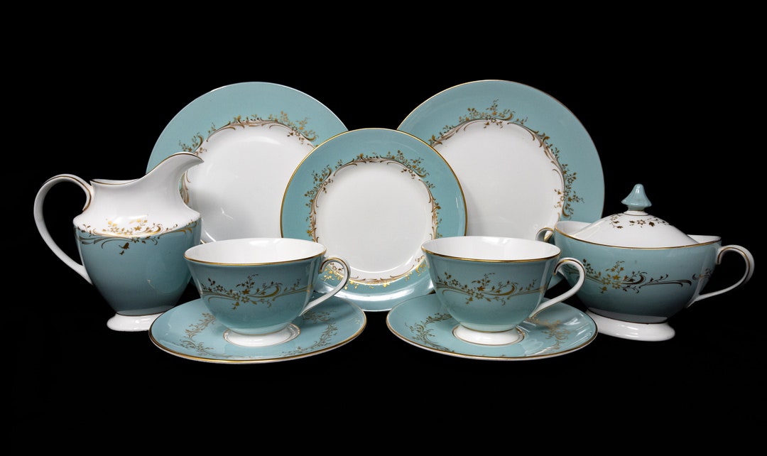 Selection of Royal Doulton "melrose" Pattern Cups, Plates and Other ...
