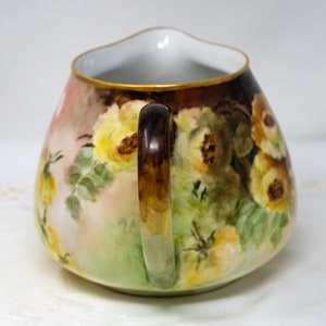 Limoges T&V Hand-painted Cider Pitcher, C.1892-1907s, Antique ...